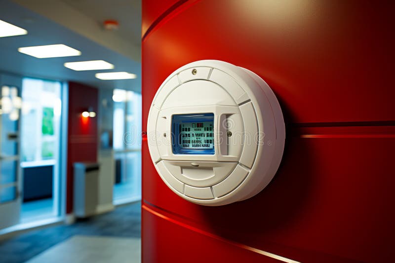 Wall Mounted Fire Alarm Detector with Strobe Light for Visual Alert ...