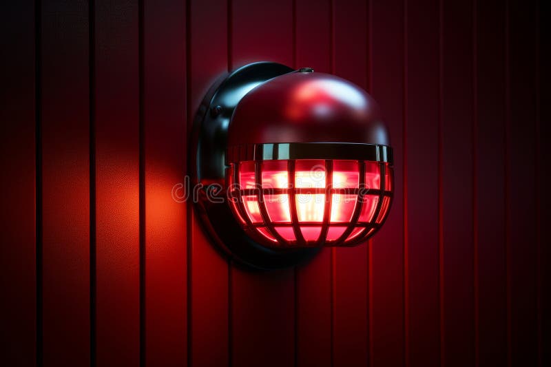 Wall Mounted Fire Alarm Detector with Strobe Light for Visual Alert ...