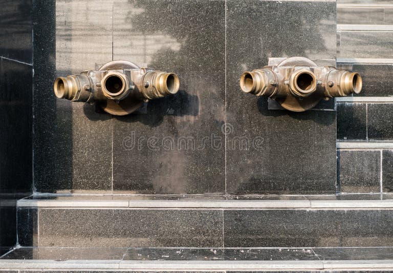 Wall mounted fire hydrant stock image. Image of fire - 82743787