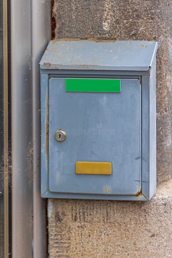 Wall Mounted Mailbox stock image. Image of metal, mail - 236294593