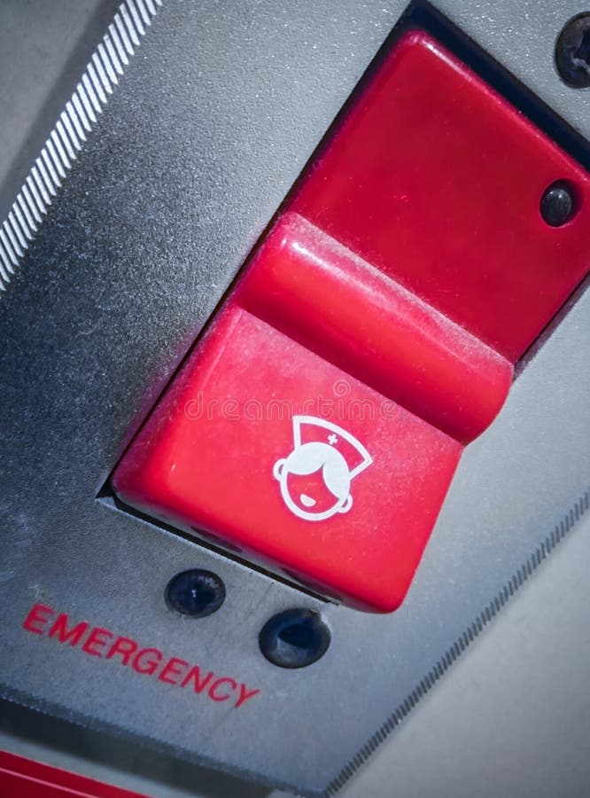 Wall Mounted Red Medical Emergency Button for Calling Assistance Stock ...