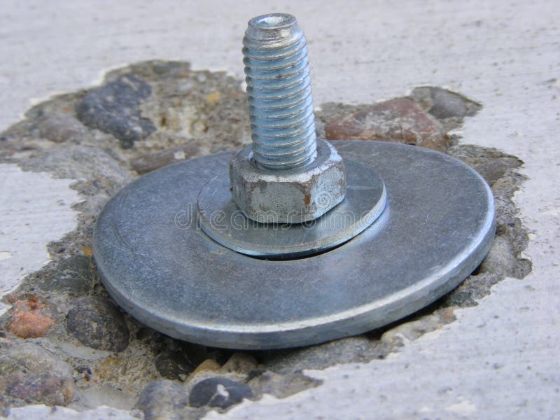 Bolt, Washer and Nut Fastener Stock Image - Image of bolt, thread ...