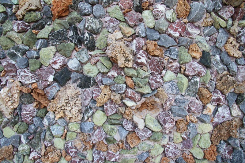 Masonry Multi-colored Natural Stones Stock Photo - Image of element ...