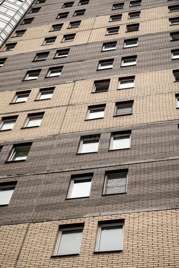 Wall of a Multi-storey Building Under Construction Stock Image - Image ...
