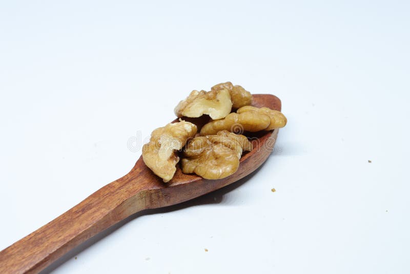 Wall Nuts Isolated on White Background Stock Photo - Image of nutshell ...