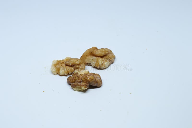 Wall Nuts Isolated on White Background Stock Image - Image of organic ...