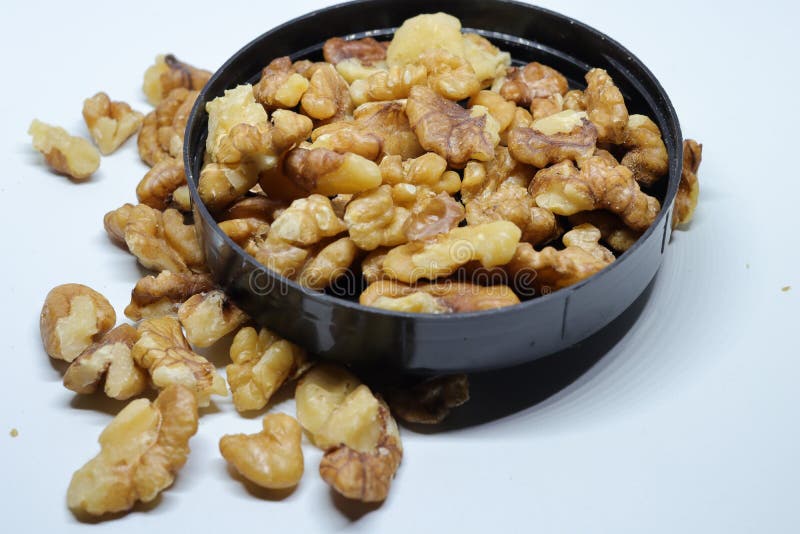 Wall Nuts Isolated on White Background Stock Photo - Image of fresh ...