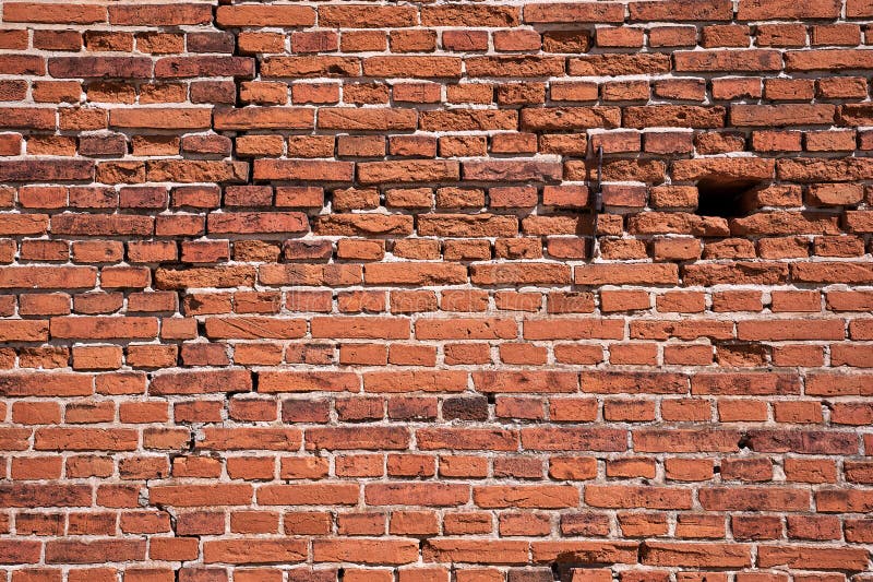 Wall of an Old Brick Farm Building in Bledzew Stock Photo - Image of ...