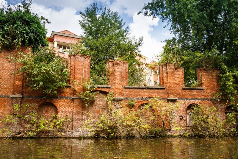 Ola building in Ghent stock image. Image of plant, house - 125923299