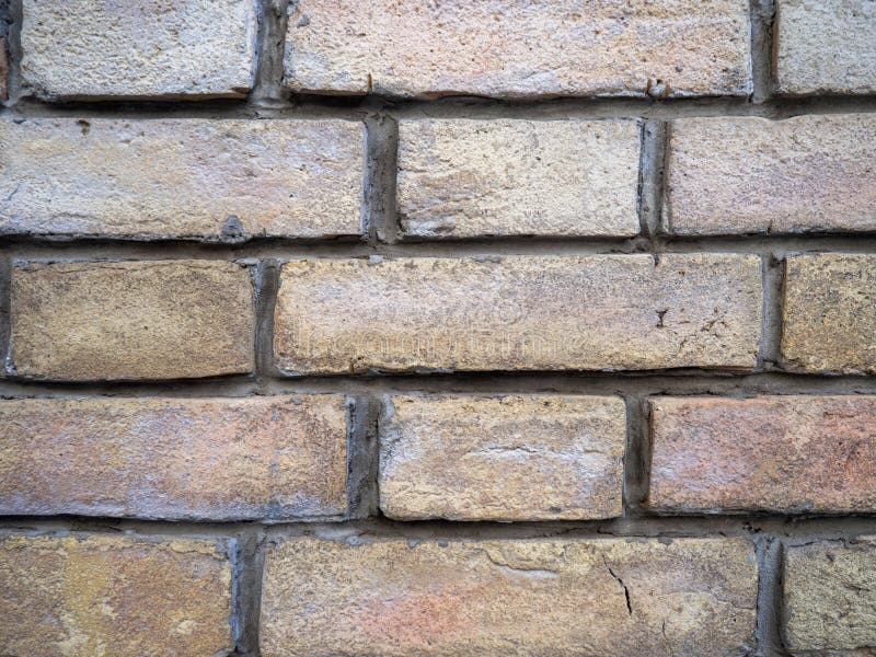 Wall of the Old Church. Background from Brown Bricks. Stone Pattern ...