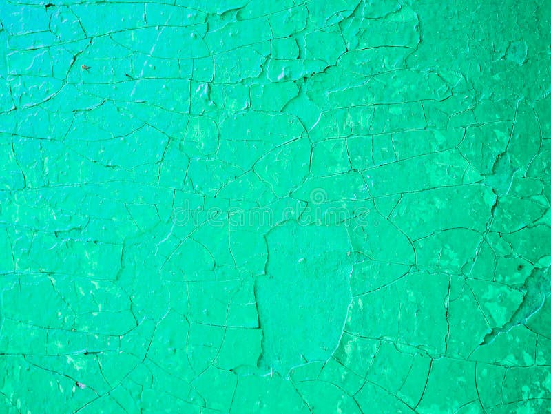 Abstract Texture of Green Paint Damaged by Time. Stock Image - Image of ...