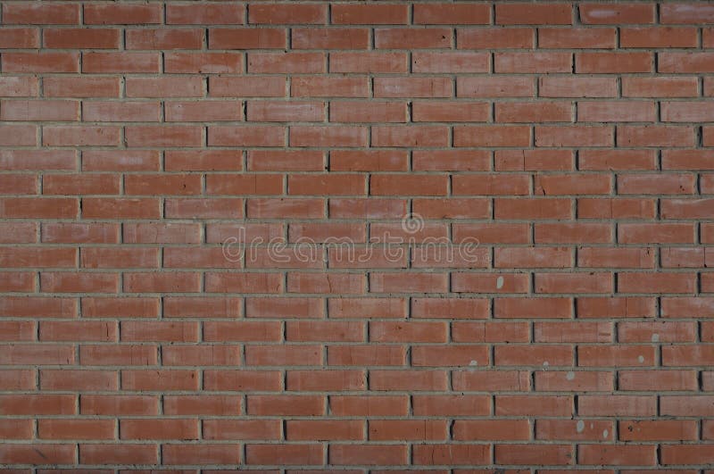 The Wall of the Old House, Lined with Red Bricks. Stock Image - Image ...