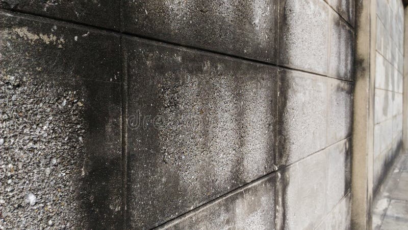 Wall of an Old House Made of Brick Blocks. Stock Photo - Image of ...