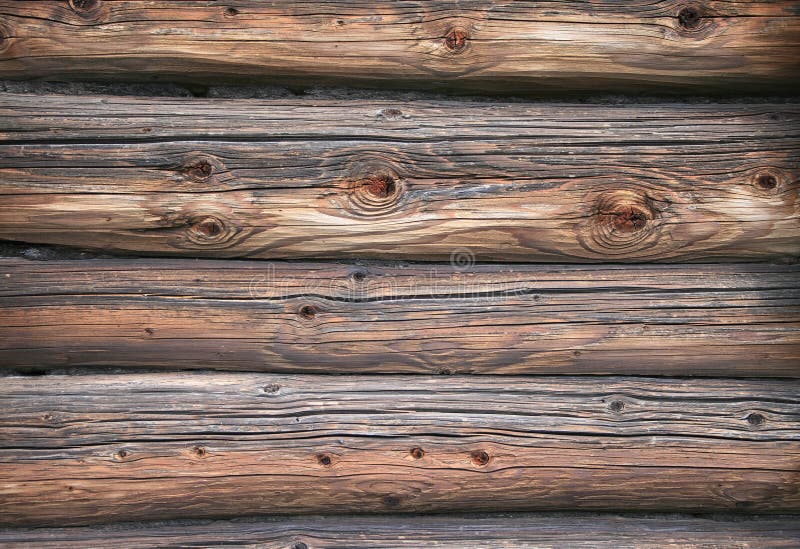 Wall of an old log house. stock image. Image of pine, coniferous - 5768249