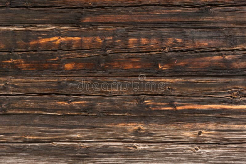The Wall of an Old Log House. Background Stock Image - Image of board ...