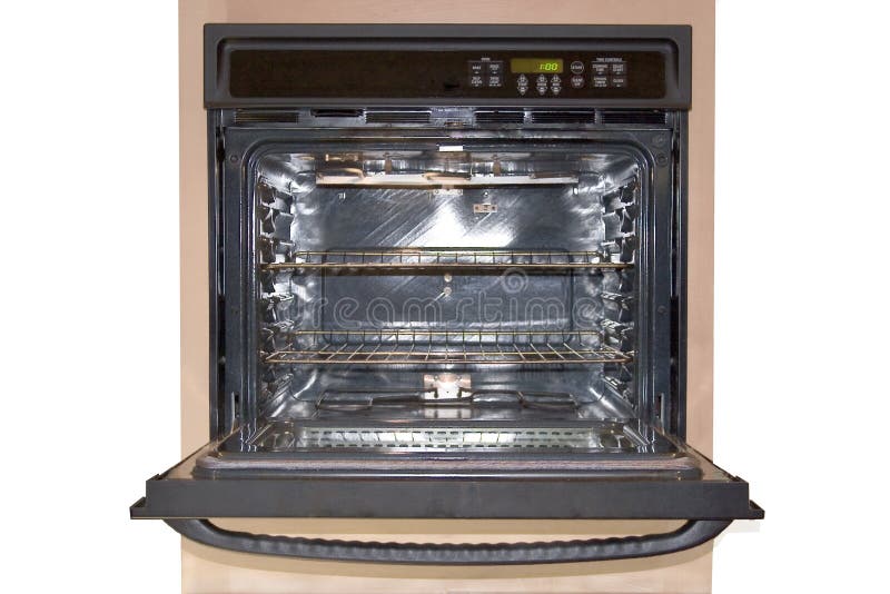 Opened oven 2 stock photo. Image of roast, door, kitchen - 1434014