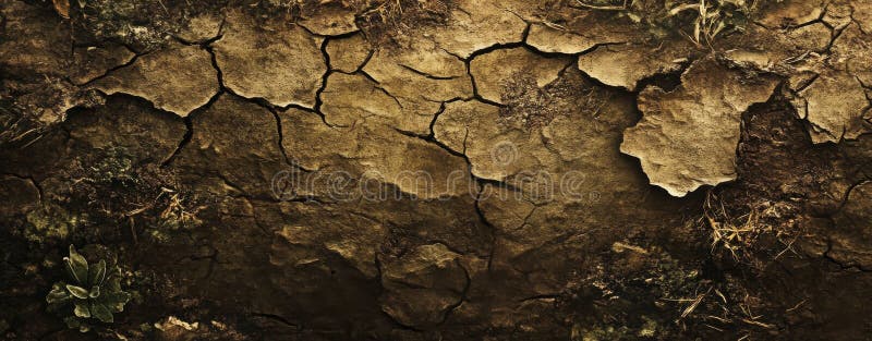 Wall Paint Surface that Has Become Distressed and Decayed Over Time ...