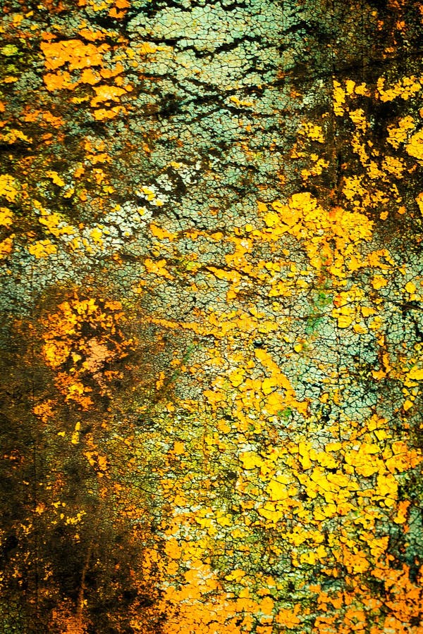 Wall Painted with Colorful Old Peeling Paints Stock Photo - Image of ...