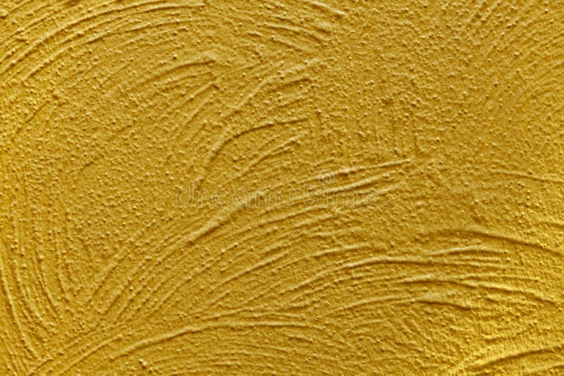 Wall Painted Yellow with Rough Lines Texture and Background Seamless ...