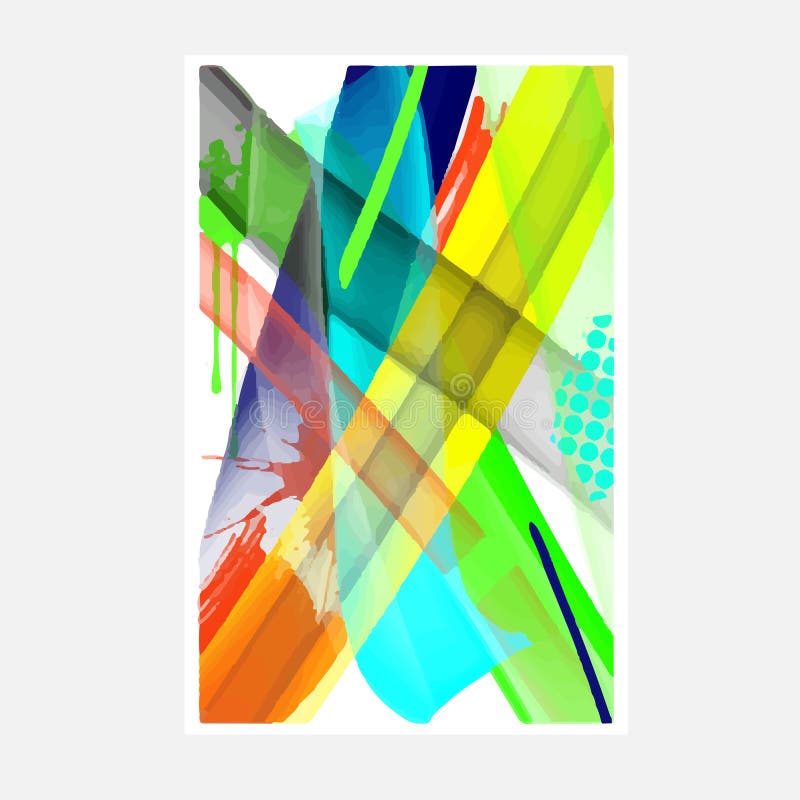 Abstract Mural Street Art Packaging Color Splash Vector Wall Painting ...
