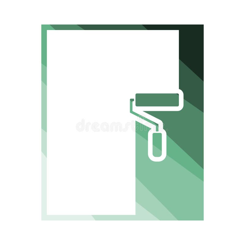 Wall painting icon stock vector. Illustration of background - 145505378