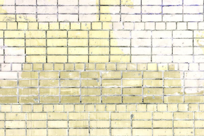 Wall of Pale Yellow Brick. Background of Smooth Masonry. Texture. Stock ...