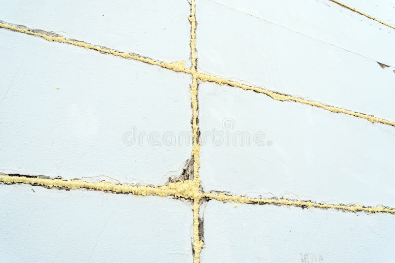The Wall of a Panel House is in the Process of Repair and Insulation ...