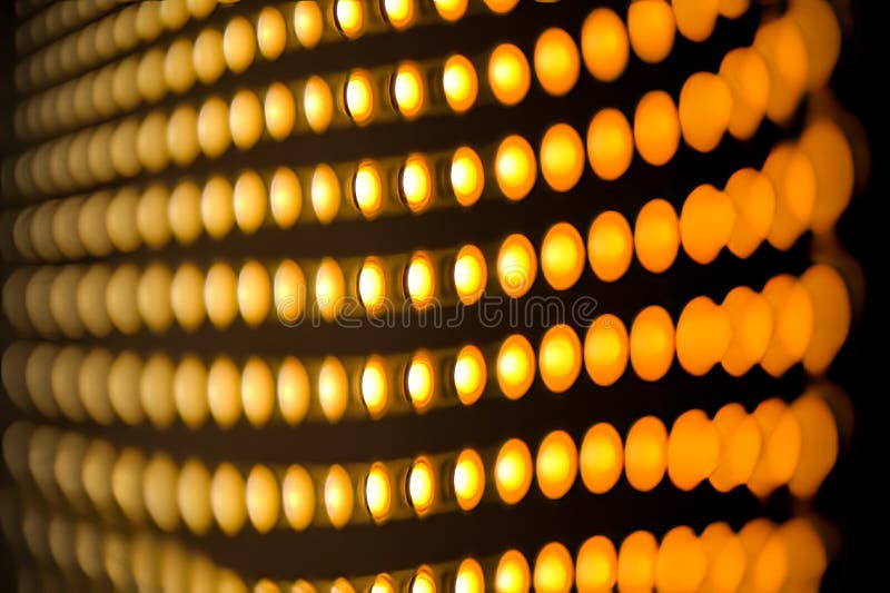 A Wall Panel Illuminated by Abstract Light Patterns is Present Stock ...