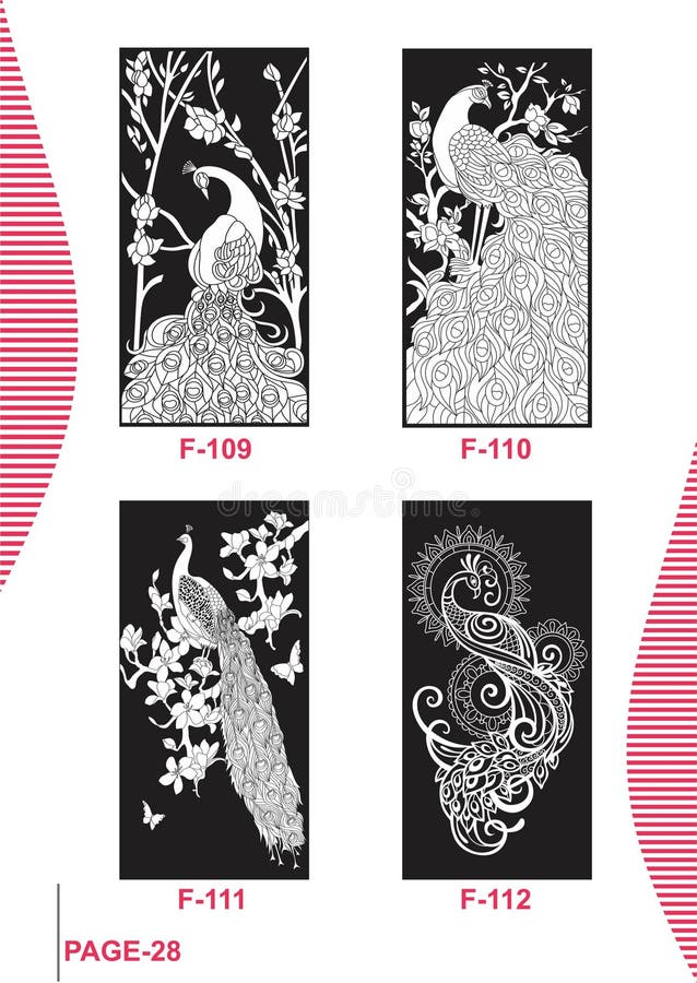 Wall Pattern Screen Pattern Decorative Door Wall - Cdr X6 for Laser ...