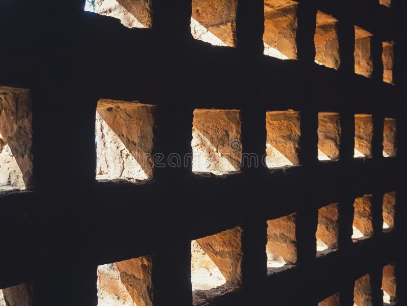 Wall Pattern Stone Texture Lighting Shade and Shadow Stock Photo ...