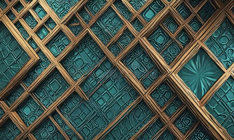 A Wall with a Pattern of Wooden Squares is Shown in this Image. Stock ...