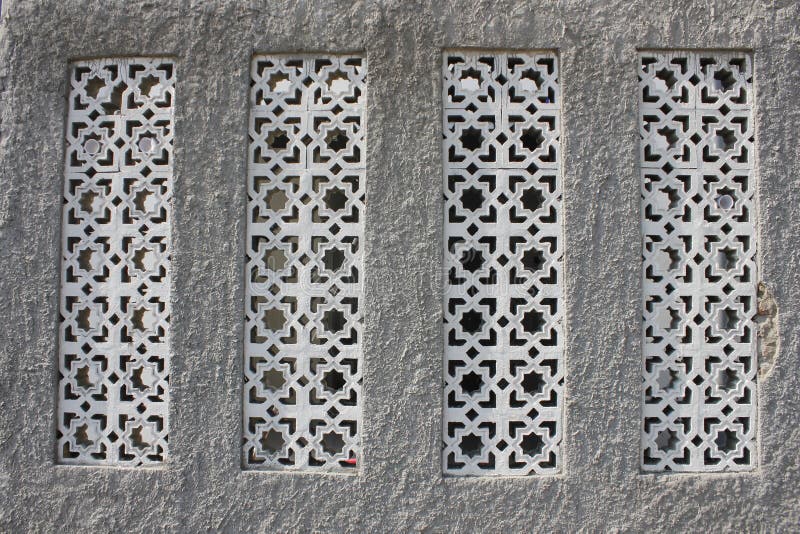 Wall patterns in mosques stock photo. Image of walls - 205458388