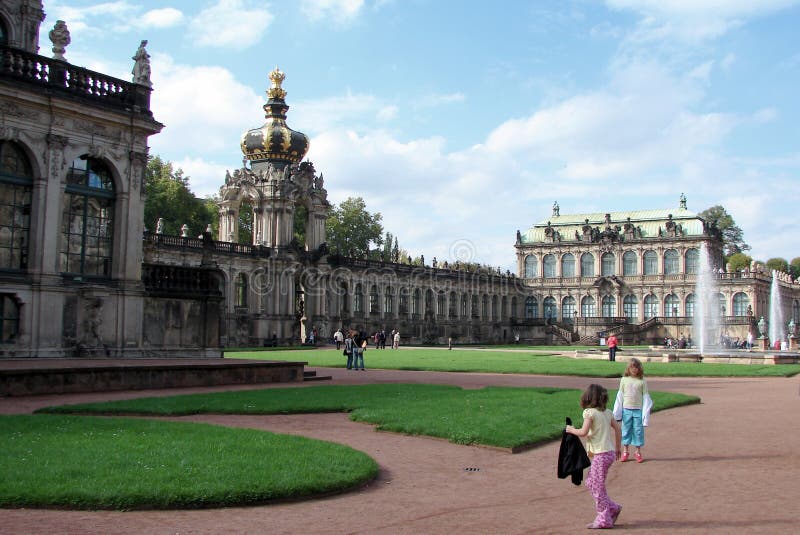 The Wall Pavilion at the the Zwinger on a Sunny Day in the Fall ...