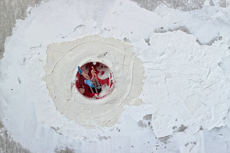 Wall, plaster and socket stock photo. Image of texture - 54437254