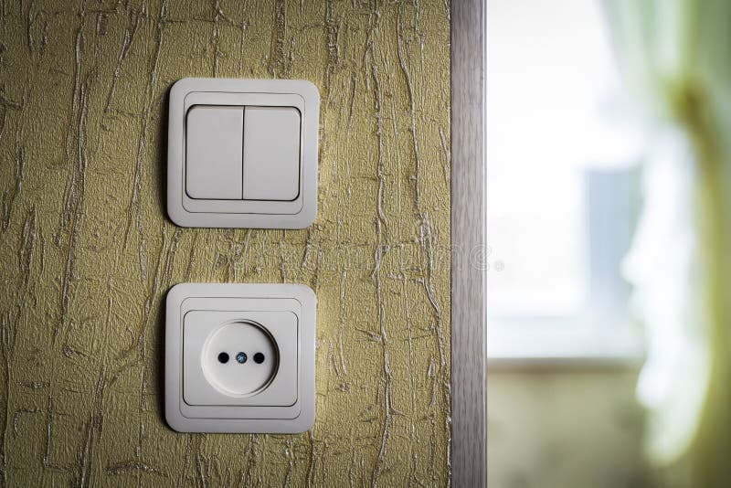 Electrical Sockets and Switches Stock Photo - Image of life, fixture ...