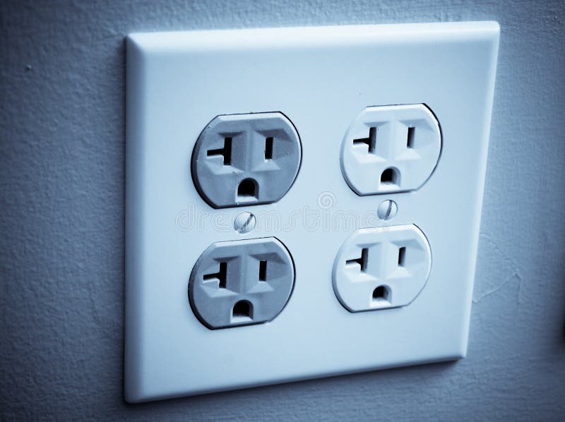 Wall plug stock image. Image of consumption, energy, empty - 8876441