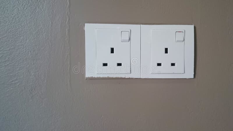 Wall point plug stock image. Image of supply, closeup - 110981367