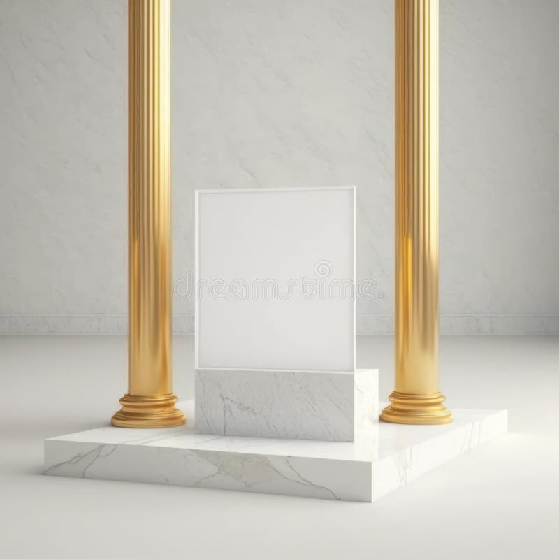 Gold Pillar Png