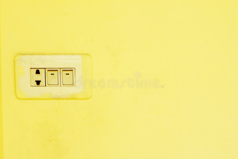 Wall Power Outlet, Interior Design. Stock Image - Image of receptacle ...