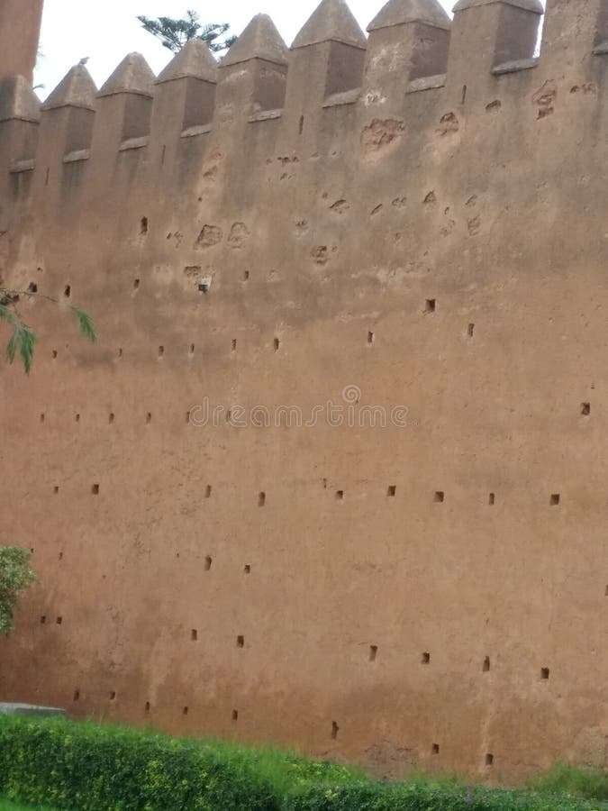 Wall of rabat stock photo. Image of world, oldest, built - 96504144