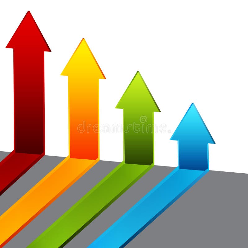 Arrows in Motion Abstract Background Stock Vector - Illustration of ...