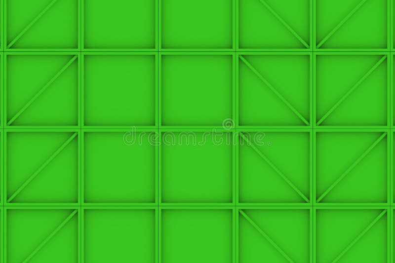 Wall of Rectangle Tiles with Diagonal Elements Stock Illustration ...