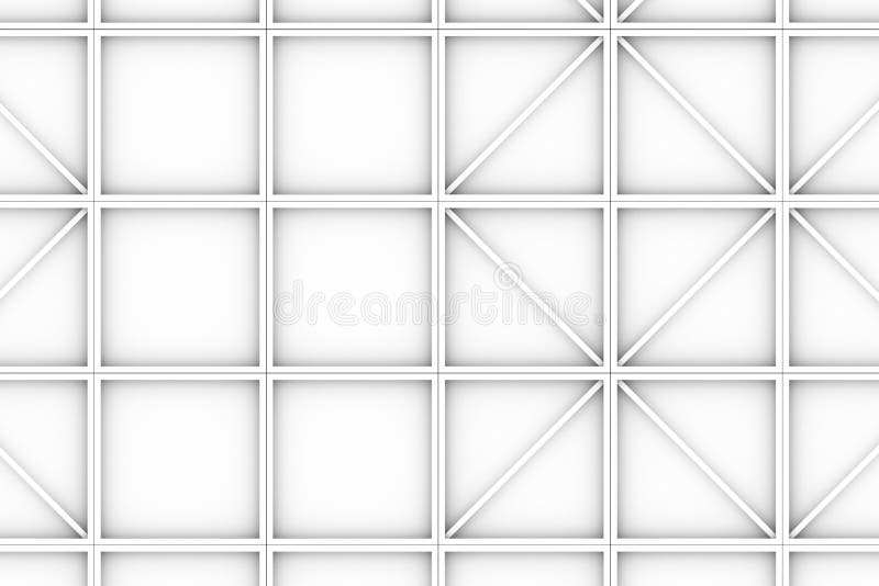 Wall of Rectangle Tiles with Diagonal Elements Stock Illustration ...