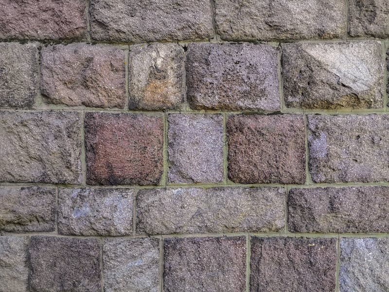 Wall of Rectangular and Square Blocks in Different Tones of Pink and ...