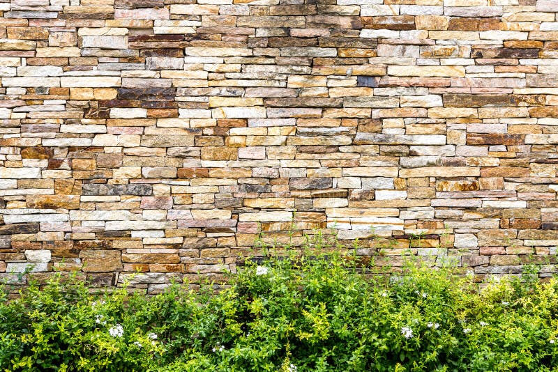 Wall with Rectangular Stones of Rough Granite Stock Image - Image of ...