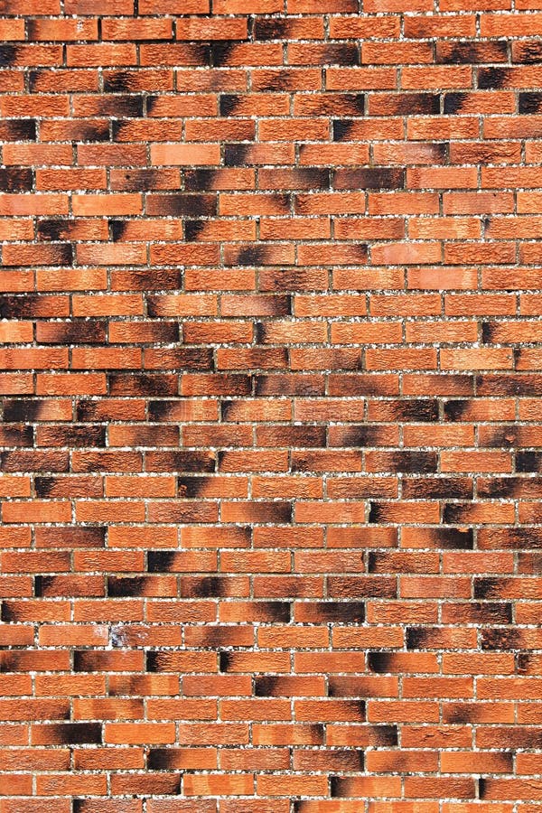 Wall of Red and Black Bricks Stock Image - Image of collection ...