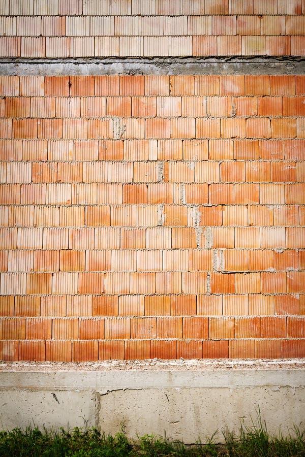 Wall of red blocks stock image. Image of background, regular - 38352593