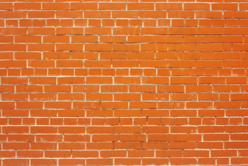 Wall of Red Brick in a Row. Stock Image - Image of brown, brickwork ...