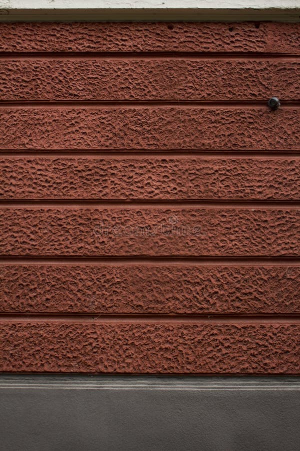 Wall Reddish Decorative Concrete Texture Outside a Building. Stock ...