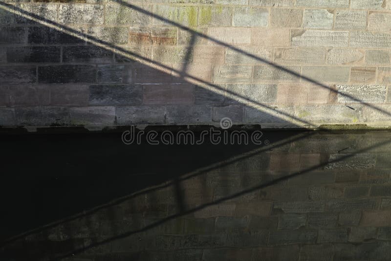 The geometric effect. stock image. Image of river, triangle - 183101987